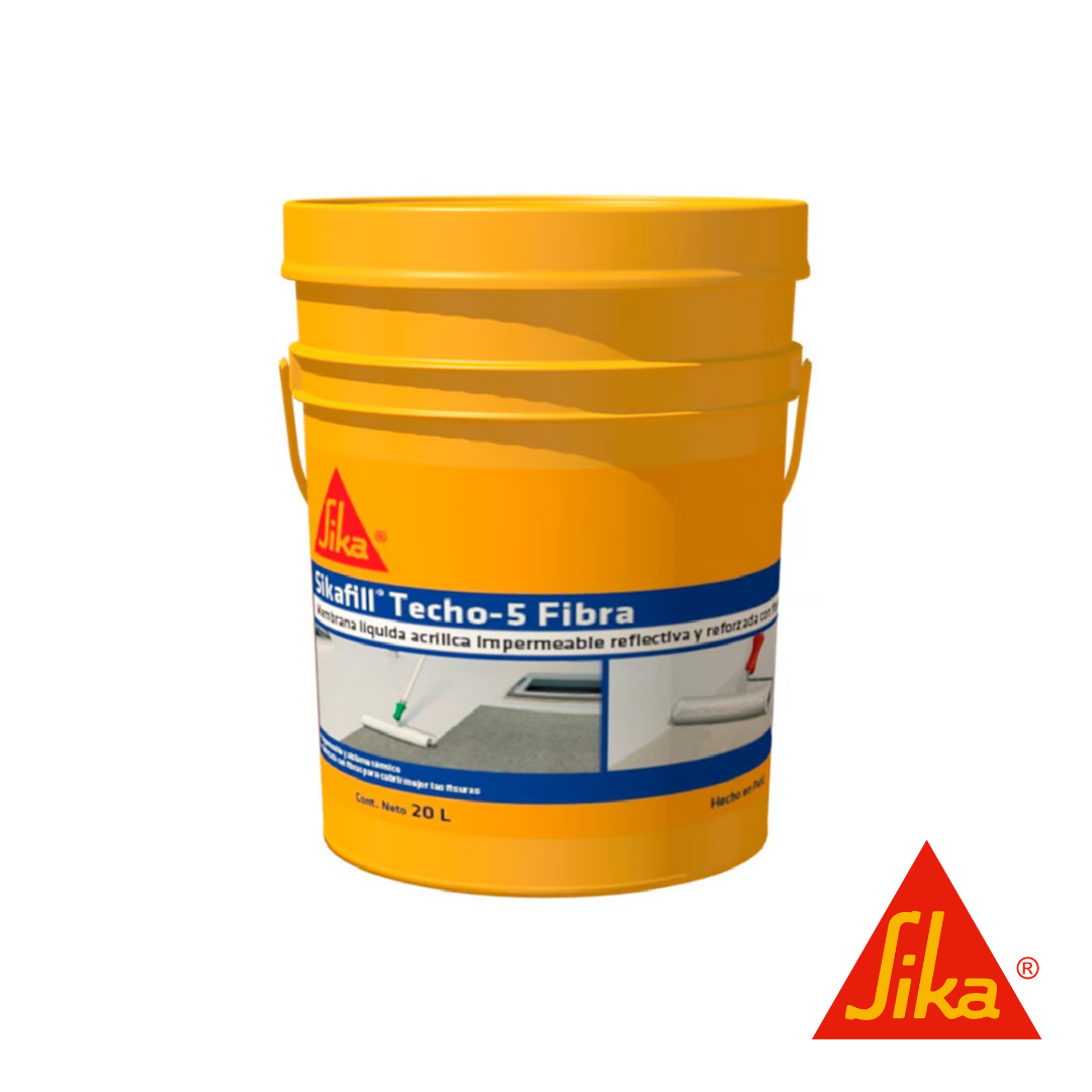 SikaFill Techo-5 Fibra x 20L – Construmart - Perú